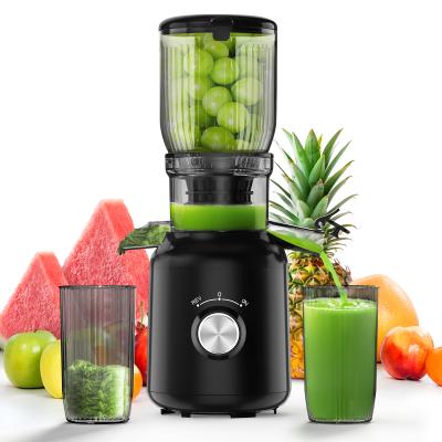 China 5.3 Inch Cold Press Masticating Juicer Machine for Vegetables Fruits 150W for sale