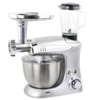 China 4L 800W Stand Mixer 6 Speed Pulse Dough Mixer with Meat Grinder Blender Option for sale