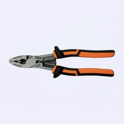 China 160mm Insulated Combination Plier High Leverage Wire Cable Crimping Tool for sale
