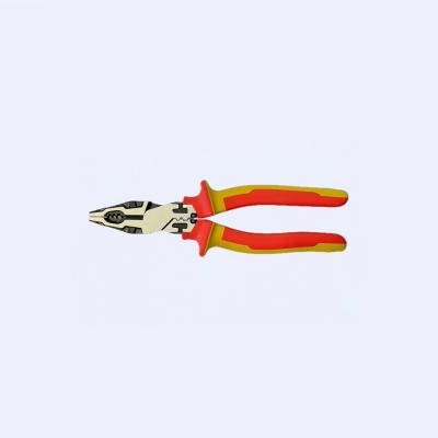 China Ergonomic Combination Insulated Long Nose Pliers Blade Stripper Heavy Duty Side Cutters for sale