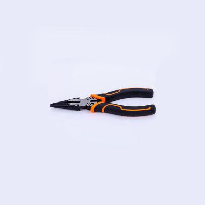 China HRC62 6inch Long Reach Electronic Side Cutter Wire Needle Nose Snap Ring Pliers for sale