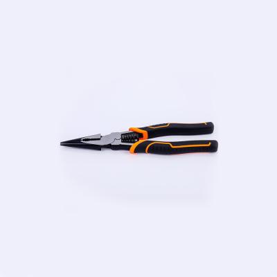 China Oem Cable Crimping Rubber Tipped Needle Nose Pliers 60CrV For Automotive for sale