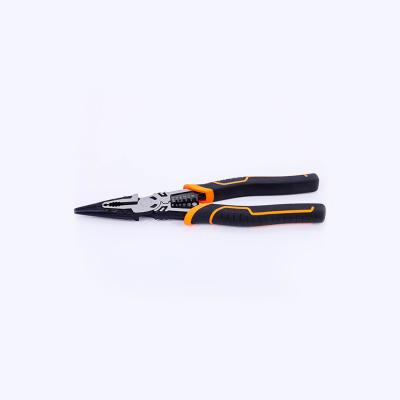 China Rubber Needle Nose Plier Tool 12 Inch Heavy Duty Fishing Crimping Tool for sale