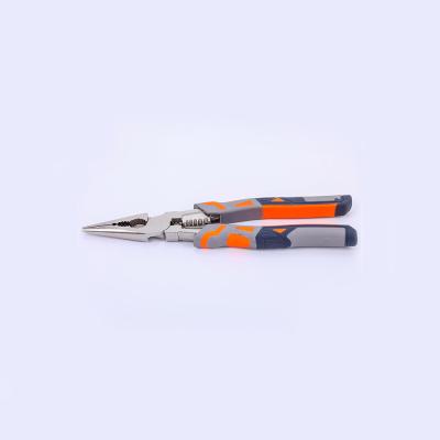 China ODM 232mm 8 Long Nose Pliers Screwdriver Stainless Steel For Metal Bending for sale