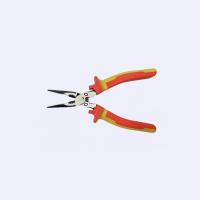 China 18cm 6 Inch Safety Wire Rubber Nose Pliers Stainless Steel Long Nose for sale