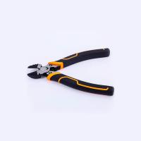 China 60CrV C1055 Insulated Side Cutting Plier Wire Stripping Crimping Burnished for sale