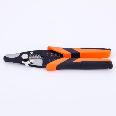 China 160g Cable Jacket Diagonal Wire Cutters Phosphated Multifunctional Sheath Stripping Pliers for sale