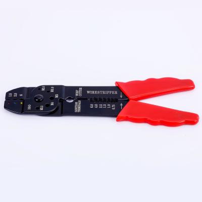 China 65Mn HRC52 Stranded Cable Wire Stripping Plier Cutter Crimper 215mm for sale