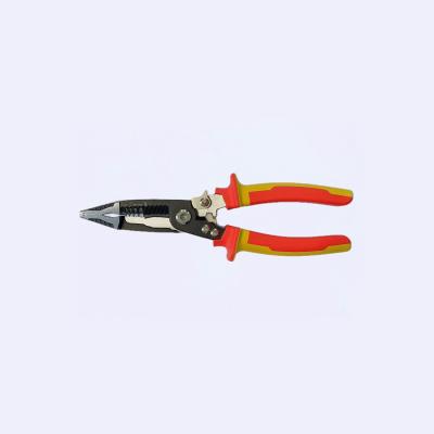 China 8in1 Phosphated Insulated Wire Stripping Plier Tool Heavy Duty for sale