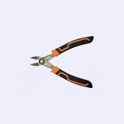 China Rubber Grip Electronic Diagonal Wire Cutter Pliers 65Mn 138mm for sale