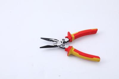 China C1055 60CrV Long Nose Snap Ring Nose Insulated Lineman Pliers Combination for sale