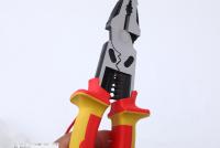 China Corrosion Resistant Nose Plier Tool with Ergonomic Non-slip Grip and Burnished Surface for Professional Use for sale