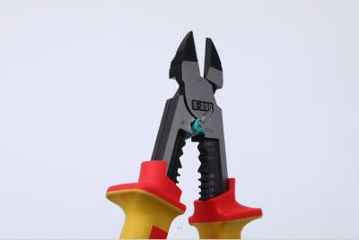 China HRC62 Hardness Corrosion Resistant Lightweight Nose Plier Tool with Flat Nose Pliers for Precision Tasks for sale