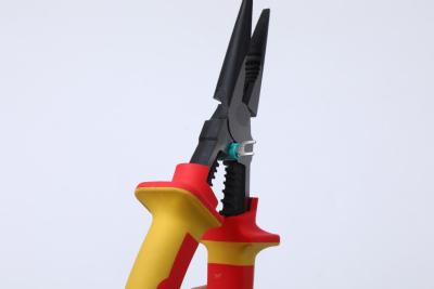 China 150 mm Length Corrosion Resistant Nose Plier Tool with Ergonomic Non-slip Grip for Precision Tasks for sale