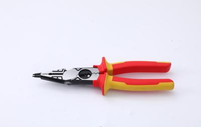 China 9inch 224mm Electrical Snap Ring Insulated Lineman Pliers Heavy Duty for sale