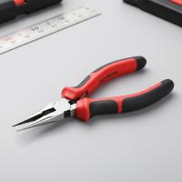China 5 Mm Jawwidth Nose Plier Tool with Ergonomic Non-slip Grip and Stainless Steel Construction for Enhanced Control for sale