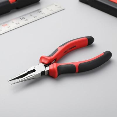 China 5 Mm Jawwidth Nose Plier Tool with Ergonomic Non-slip Grip and Stainless Steel Construction for Enhanced Control for sale