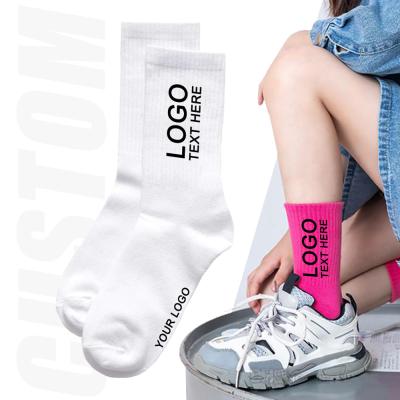China High Quality QUICK DRY Crew Socks Custom Design Logo Socks Unisex Custom Cotton Socks for sale