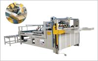 China Full-Automatic Double-Piece-Carton Folder Gluer Machine, with Pressing unit and Side output for sale