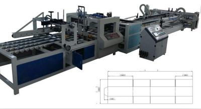 China Automatic Folder Gluer Sticther Strapping Inline Machine, Corrugated Carton Box, PP belt or PE tape for sale