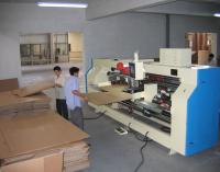 China Double Servo Control Carton Box Stapling Machine, Carton Box Folding + Stapling for sale