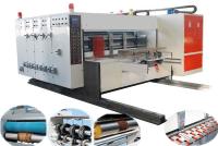 China Automatic Flexo Printer Slotter Die-cutter Folder Gluer Strapper Inline Machine, with PP or PE Strapping for sale