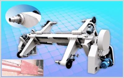 China Electrical Shaftless Mill Roll Stand, to support Two Kraft Paper Reel, Paper Car and Track Rail as option for sale