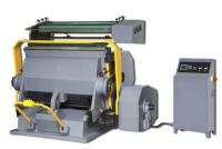 China Semi-auto Die-cutting and Creasing Machine, Flatbed Die-cutting + Creasing, stripping unit as option for sale