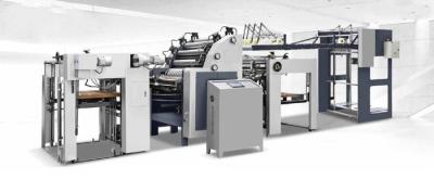 China Automatic Pneumatic Hydraulic Cardboard Laminator, Surface Paper + Paperboard Lamiantion, 200~800gsm for sale