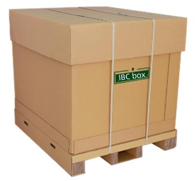 China Sqaure IBC Carton Box, Capacity Upto 1ton, Made by IBC Box Manufacturing Plant for sale