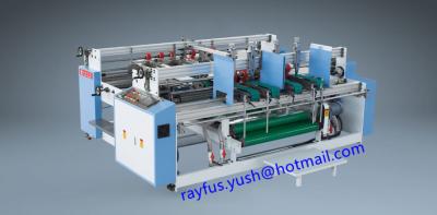 China Double-Piece Carton Box Gluer, Automatic Feeding + Manual Folding + Automatic Pressing for sale