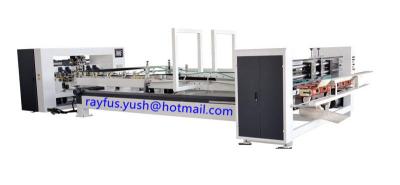 China Full Automatic Stitcher for Corrugated Carton Box, auto feeding, folding, stitching, counting, output for sale