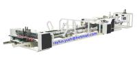 China Automatic Folder Gluer Stitcher Strapper All Inline Machine, PP belt heated or PE tape tied for sale