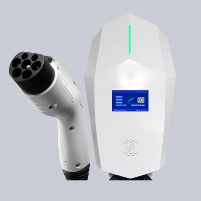 China Aluminum Alloy LED/LCD Display AC EV Charger CE FCC ROHS UL Certified Product for sale
