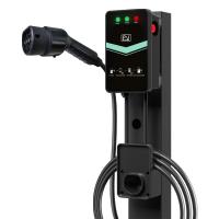 China Waterproof EV Charger 3 Phase 16A 11kW Type 2 Floor Mounted Charging Stations for sale