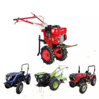 China Agricultrue 2 Wheel Walk Behind Tractor Multifunction Motocultor Power Tiller for sale