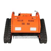 China Intelligent Design Farm Lawn Mower Remote Control Crawler Lawn Mower for sale