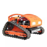 China Intelligent Design Farm Lawn Mower Remote Control Crawler Lawn Mower for sale