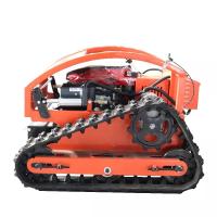 China Intelligent Design Farm Lawn Mower Remote Control Crawler Lawn Mower for sale