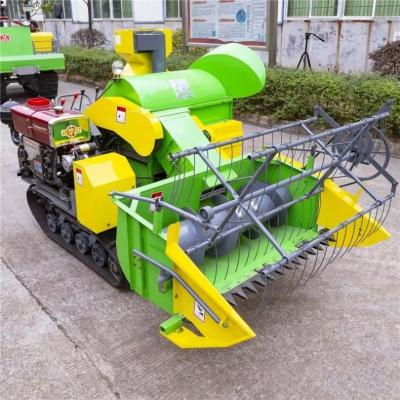 China Rubber Crawler Farm Combine Harvester 1200mm Rice Combine Harvester for sale