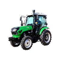China 70HP Front Loader Trailer Four Wheel Tractor With Agricultural Machinery Parts for sale