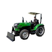 China 70HP Front Loader Trailer Four Wheel Tractor With Agricultural Machinery Parts for sale
