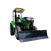 China 70HP Front Loader Trailer Four Wheel Tractor With Agricultural Machinery Parts for sale