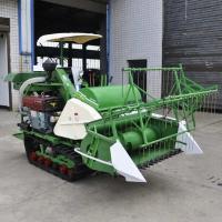 China Full Feed Farm Combine Harvester Wheat Rice Mini Grain Harvester for sale
