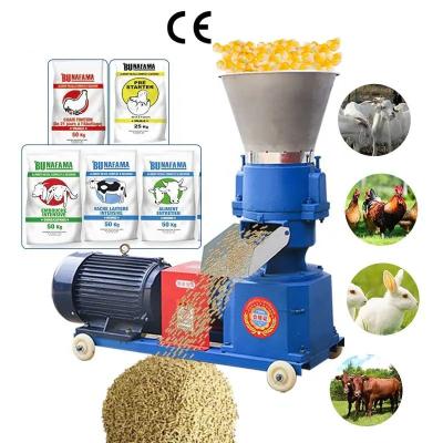 China Automatic Control Feed Grinding Machine 12mm Pellet Making Machine for sale