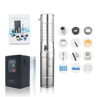China TUV 10hp Submersible Water Pump DC Inverters High Pressure Water Pump for sale