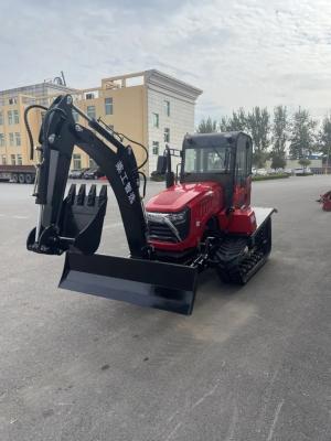 China Rotary Tillage Crawler Farm Tractor 2200 rpm Mini Farm Tractor for sale