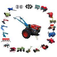 China 4WD Agriculture Hand Tractor 8hp 680mm Small Farming Tools Equipment for sale