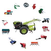 China 15hp Walking Farm Tractor 8hp Farm Diesel Engine Mini Farm Tractor for sale