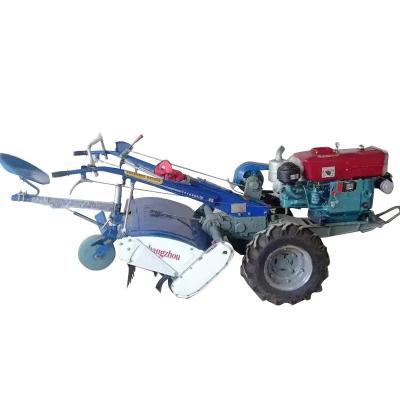 China Multipurpose Walking Farm Tractor 2 Wheels Hand Walking Tractor 20hp for sale